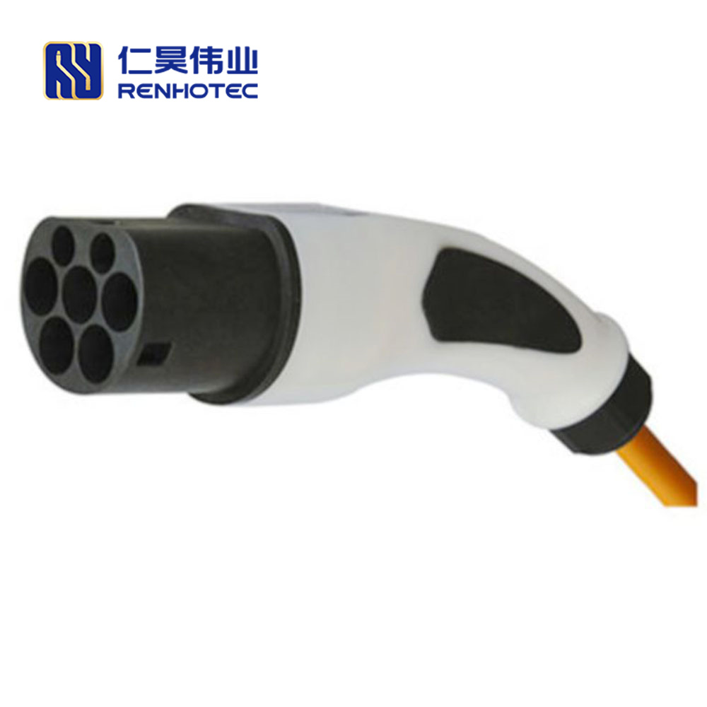 IEC 62196-2 ype 2 Plug AC Charge Port 16A 250V Connector Single-phase ...