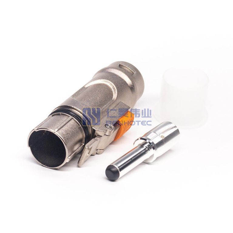 4 Pin High Voltage Interlock Connector Plug 70A 10mm² Shielded Cable Z ...