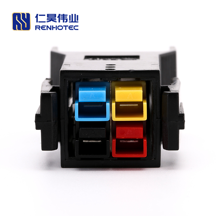 2 Way Forklift Battery Power Cable Connectors 120A