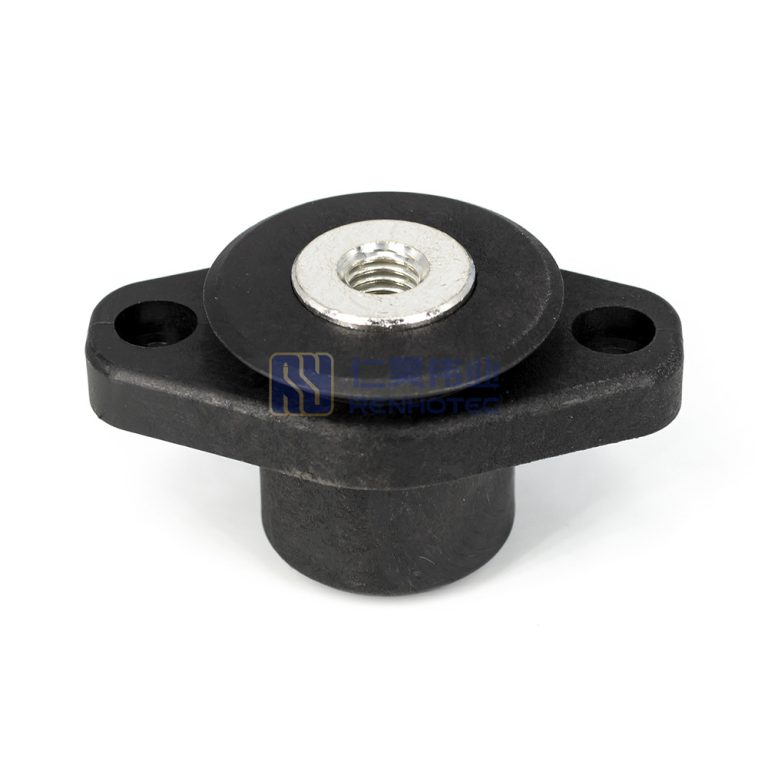 500A 2 Hole Flange Black and Red High Current Copper Terminal