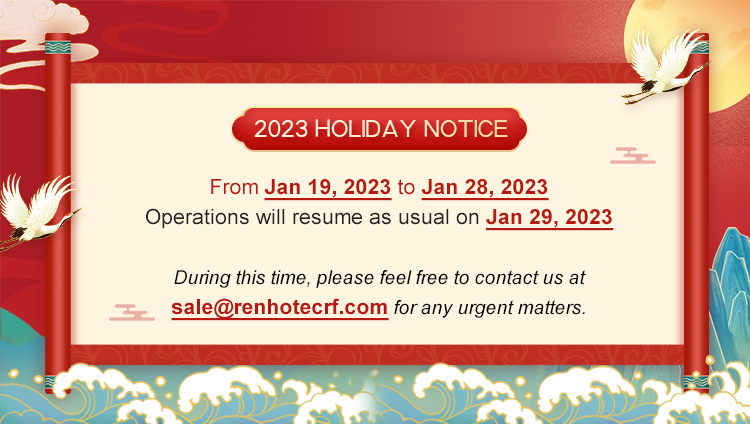 2023 Chinese New Year Holiday Notice - Renhotec EV