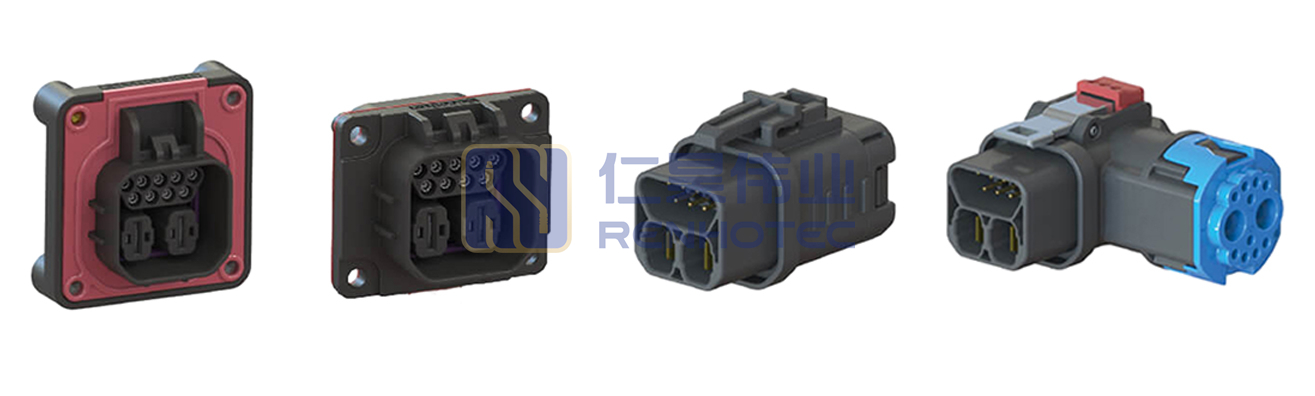 2+9Pin Hybrid Power Connector 55A 1000V DC Straight Socket IP67 Waterproof