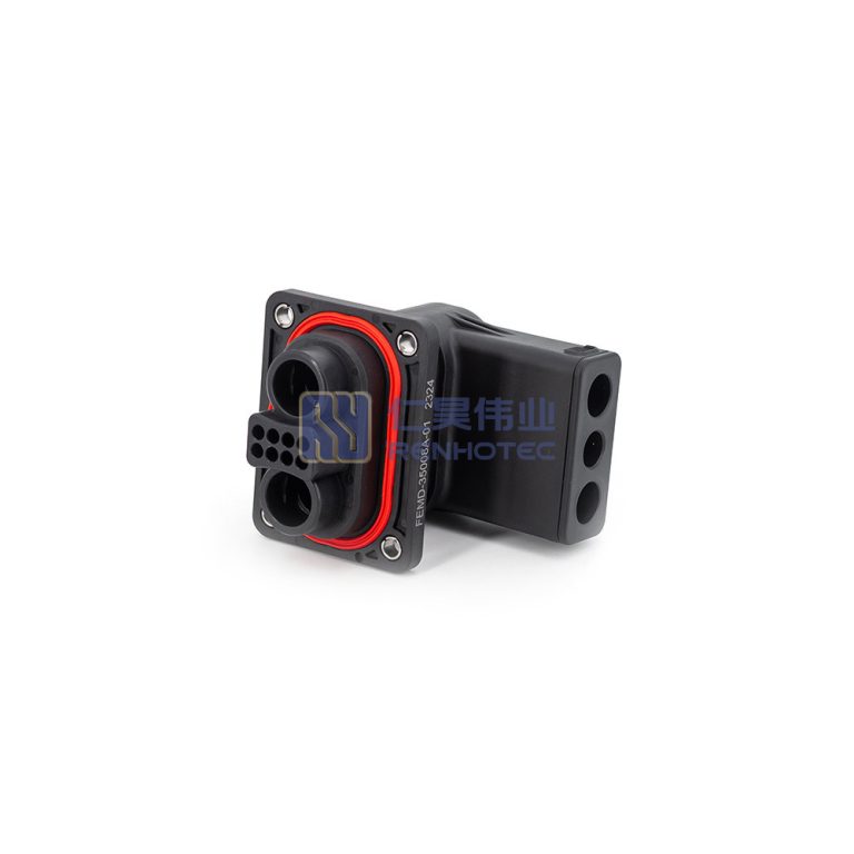 2+8Pin Hybrid Power Connector 150A 1000V DC IP67 Waterproof Straight Socket