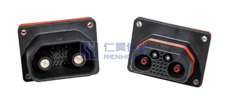 10.0 Hybrid Power Connector 250A 1000V DC IP67 Waterproof Straight