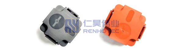 300A Waterproof High Voltage Plastic Battery Box Connector Orange ...