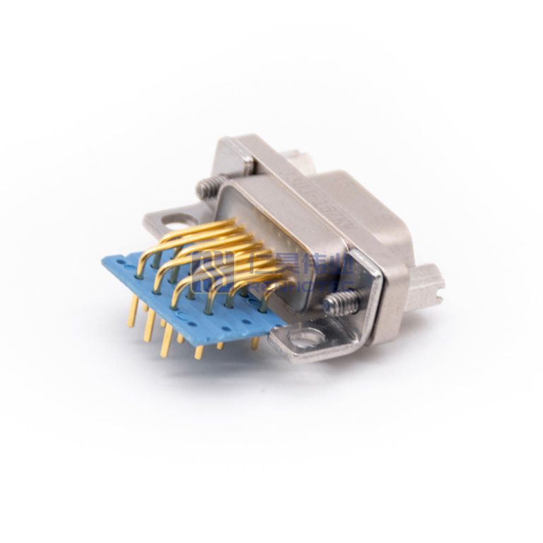 J30J (MIL-DTL-83513 / MDM) Metal Shell 15pin Micro-D 90-Degree PCB ...