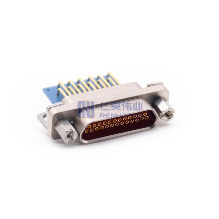 J30J (MIL-DTL-83513 / MDM) Metal Shell 25pin 90-Degree PCB Micro-D ...