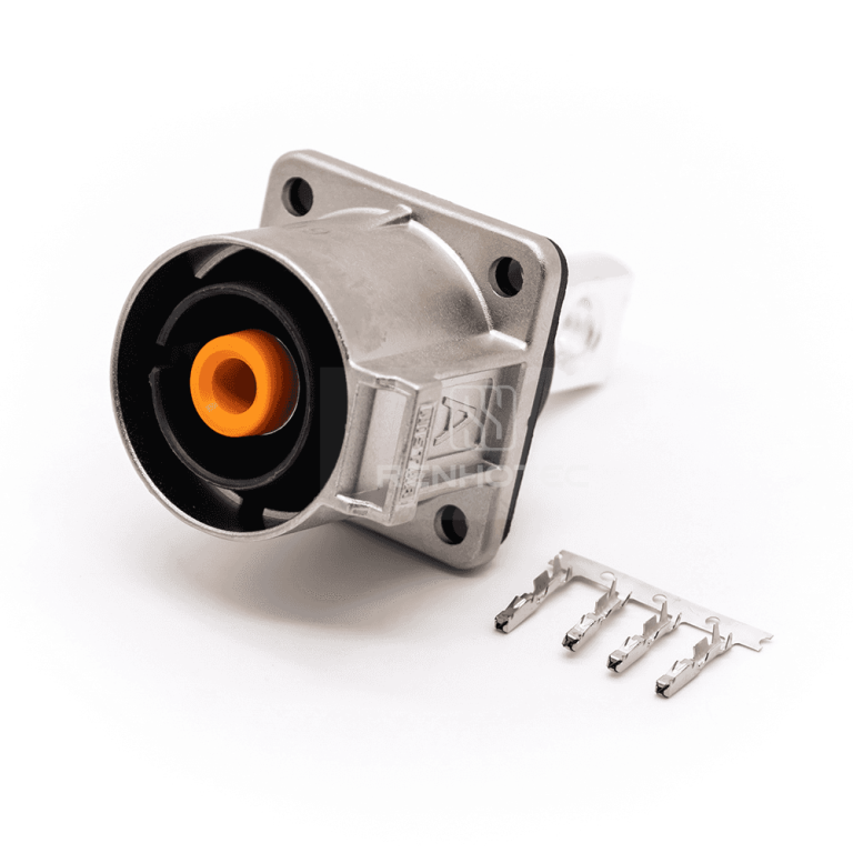 1 POS High Voltage Interlock Connector Metal Receptacle, 350A, Busbar ...