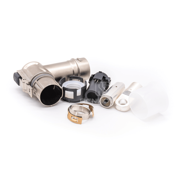 1 POS High Voltage Interlock Connector Metal Plug, 200A, 50mm² Shielded ...