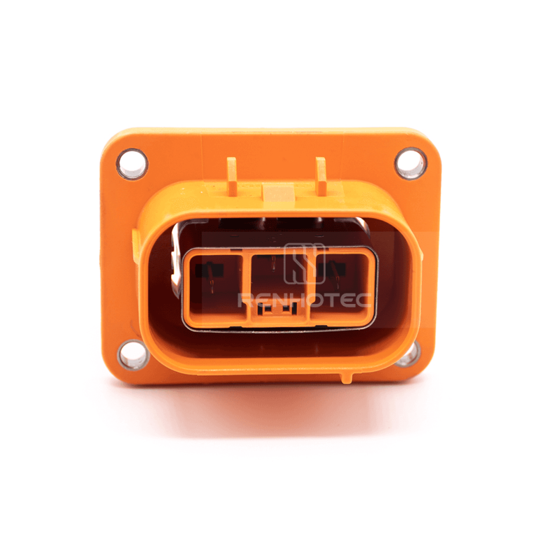 3 POS High Voltage Interlock Connector Plastic Receptacle, 16A, 2.5mm² ...